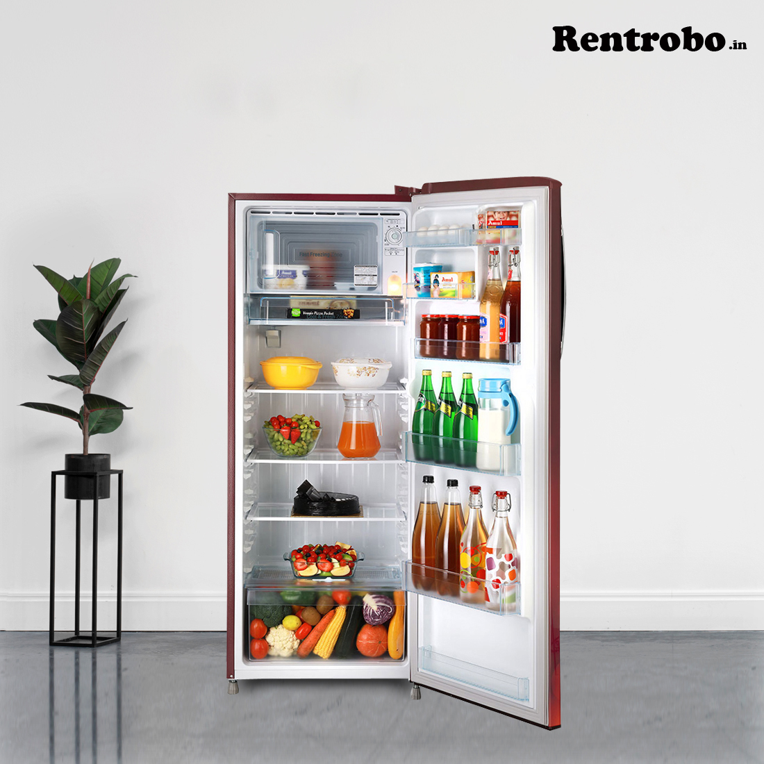 Single Door Refrigerator ( 185 Litre ) on Rent in Chennai